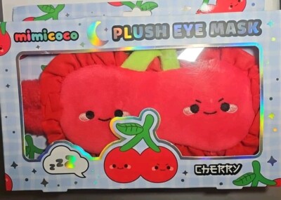 Mimicoco Kawaii “CHERRY” Plush Sleep Mask | eBay