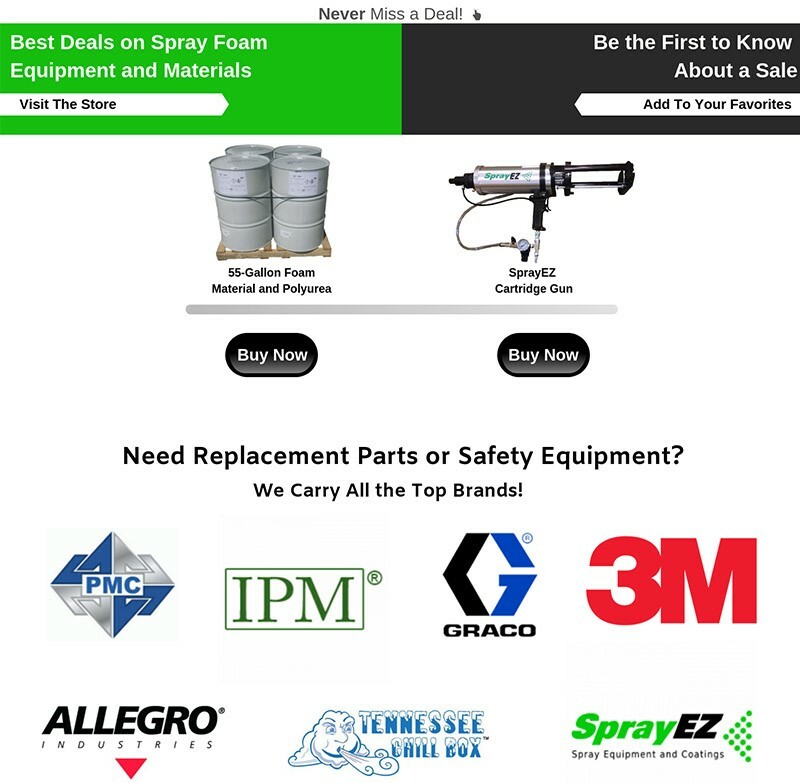 NEW SPRAY EZ 3000 SPRAY FOAM EQUIPMENT TRAILER PACKAGE- SHORE POWER | eBay