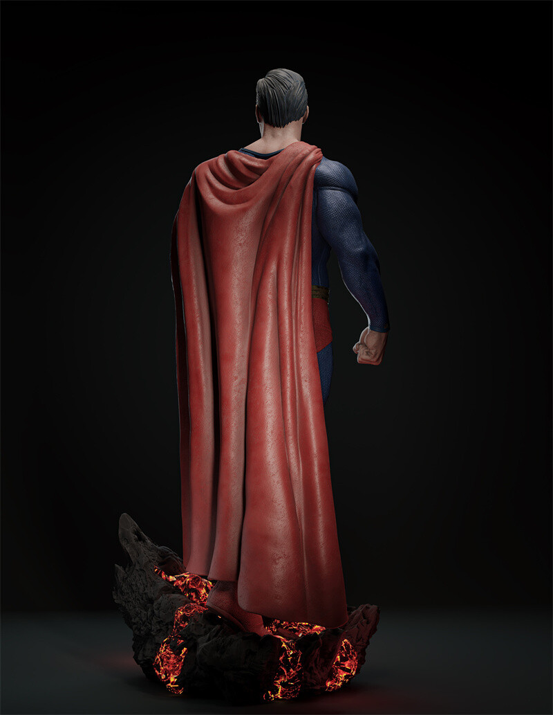 1/6 1/4 Superman 3D Print Garage Kit Figure Model Kit Unpainted ...