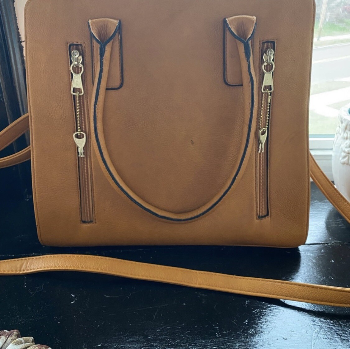 Browning Concealed Carry Purse, CCW Gun Handbag Honey Brown Faux ...