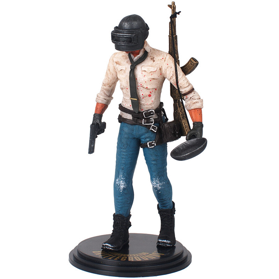 Game PUBG Action Figure 7 Inch Doll Level 3 Helmet Saucepan Model Toy ...