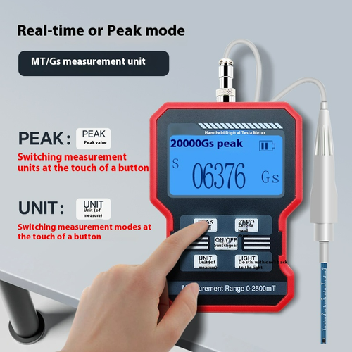 Gauss Meter Magnetic Tester Magnetic Field Magnetic Measuring ...