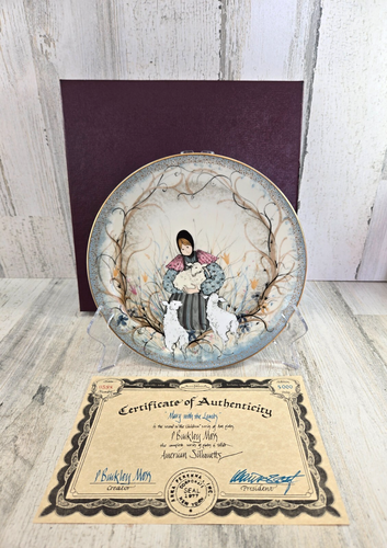 P Buckley Moss Mary With The Lamb 2nd Art Plate in Children Series Anna ...