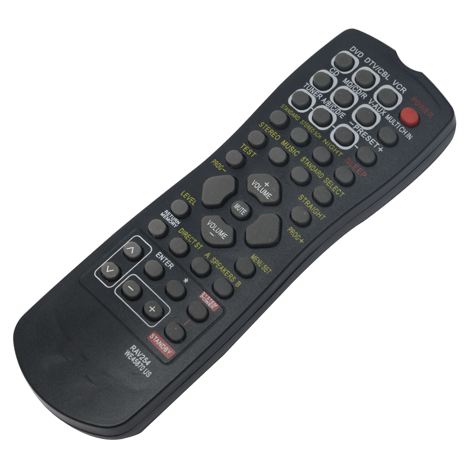 RAV254 Remote Control for Yamaha Receiver RX-V359 RX-V390 RX-459 RX ...