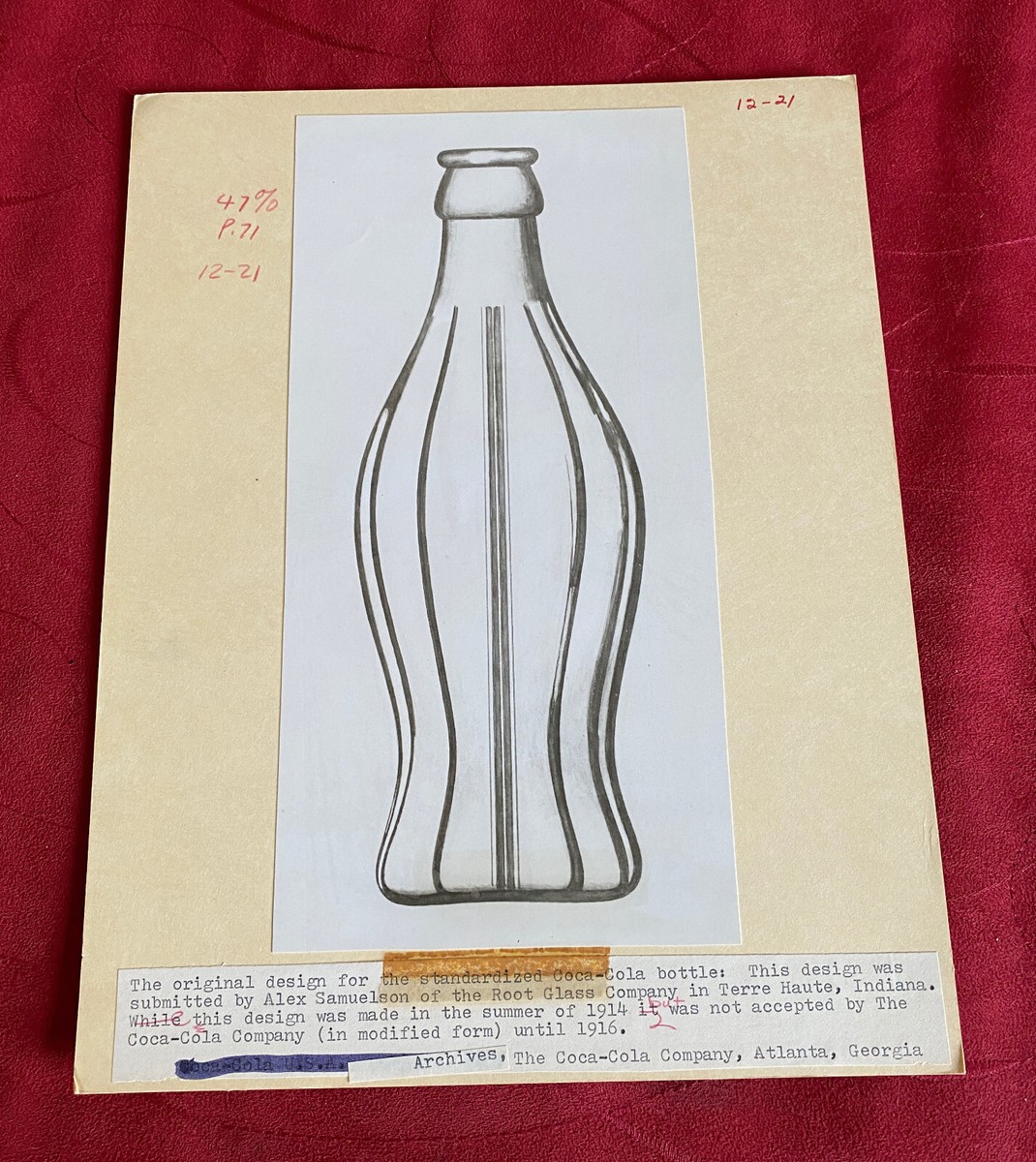 Glass Coke Bottle Outline