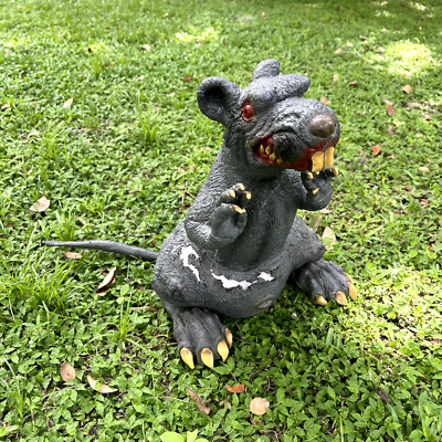 Spirit Halloween Seasons Zauders Large Latex Rabid Rubber Rat | eBay