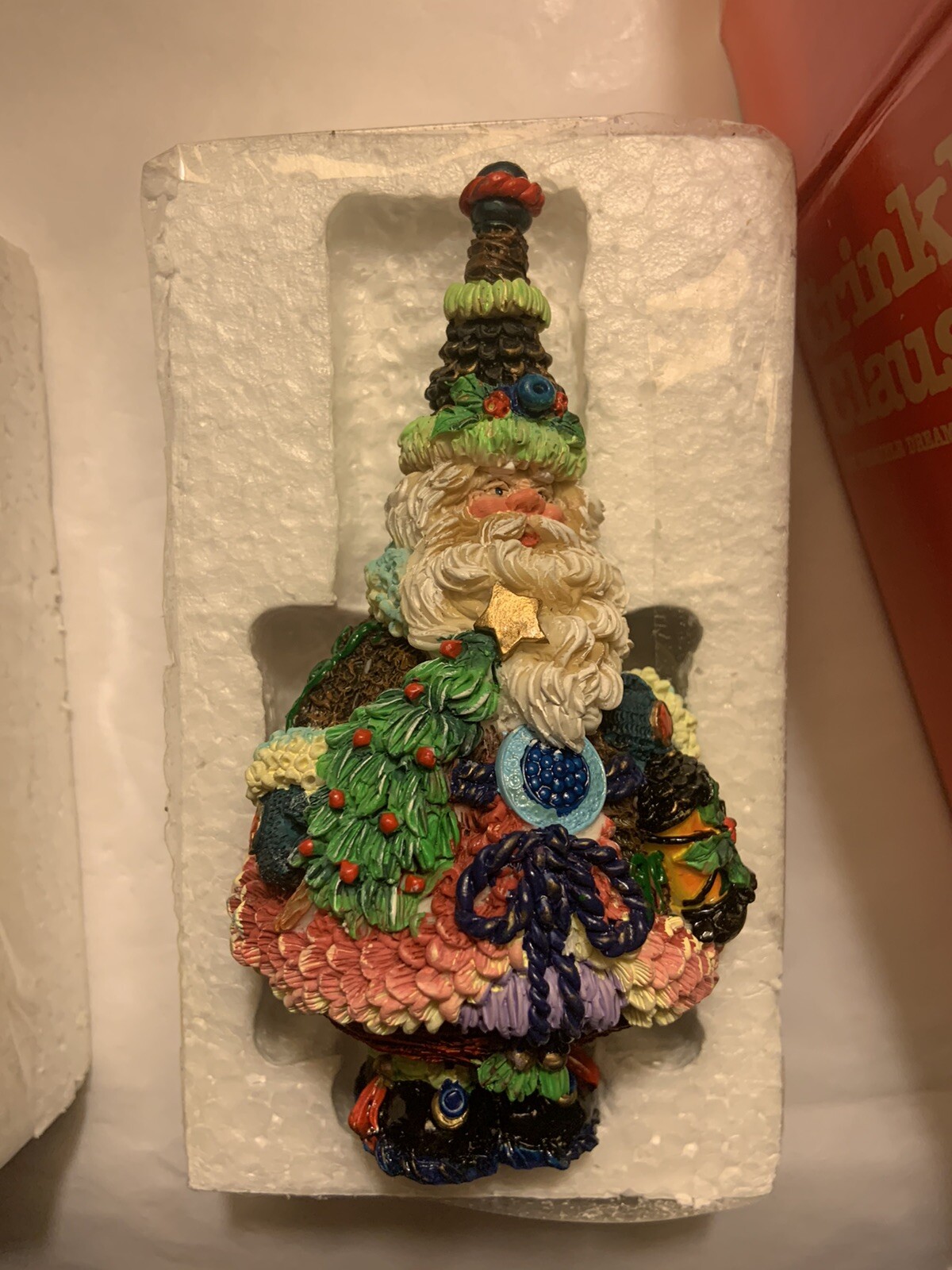 Possible Dreams Crinkle Claus Christmas Tree Crinkle Santa Figurine NIB ...