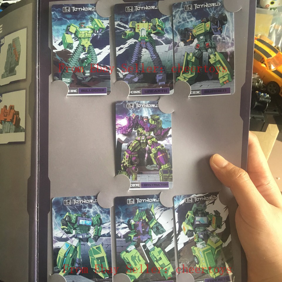 Original Box ToyWorld TW-C07C Transparency Model Devastator 6pcs Figure ...