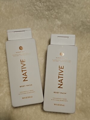 NEW 2-LOT Native SUGAR COOKIE SCENT 18oz Limited Edition Body Wash Soap ...