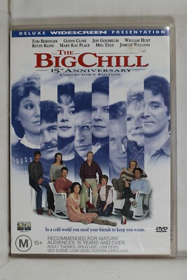 The Big Chill (DVD, 1983) Deluxe Widescreen Presentation Reg 4 Like New ...