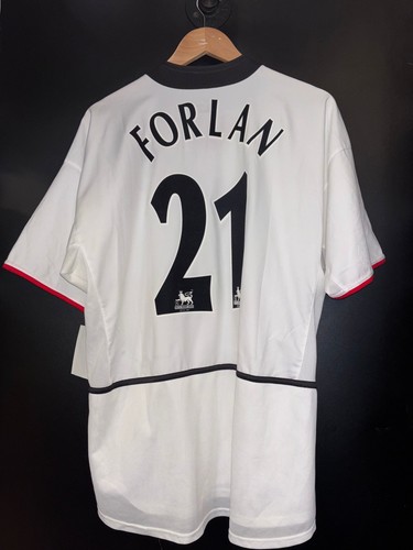 MANCHESTER UNITED FORLAN 2002-2003 ORIGINAL JERSEY Size L | eBay