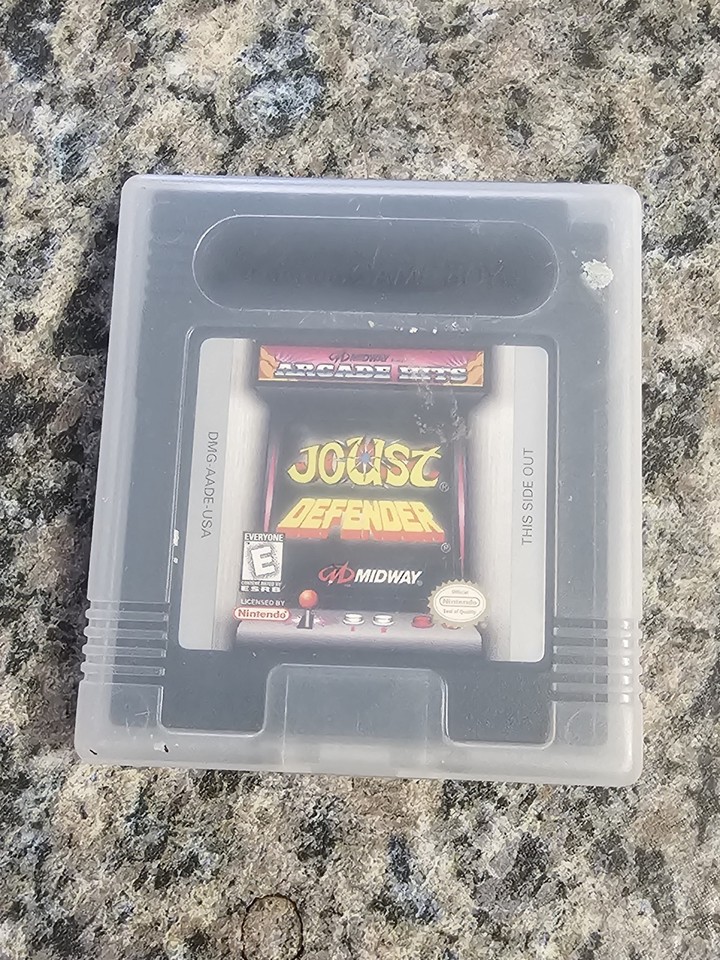 Arcade Hits Joust Defender (Nintendo Game Boy, 1999) Game Cartridge In ...