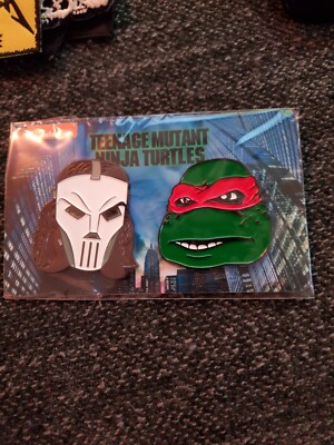 NECA TMNT Casey Jones & Raphael Pin Set Loot Crate Exclusive,Ninja ...