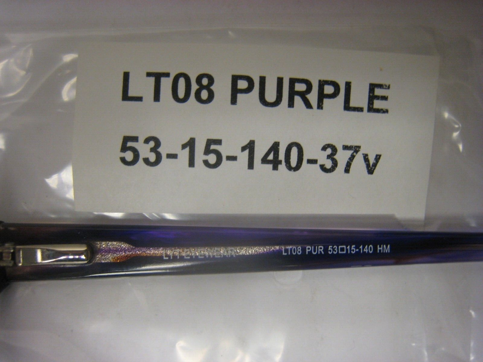 LYT Eyewear EYEGLASS FRAME Model LT08 in PURPLE 53-15-140-37V With ...
