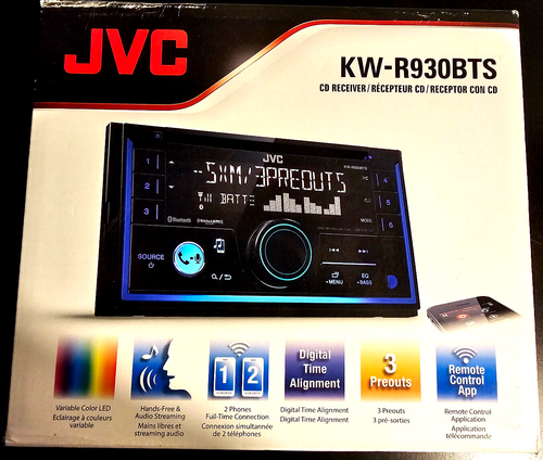JVC KW-R930BTS Double DIN CD Car Audio Receiver *NEW* 46838077005| eBay