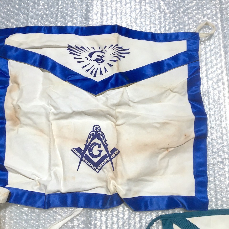 Freemason Masonic Fraternity Lot | Aprons, Hats, Watches, Dog Tags ...