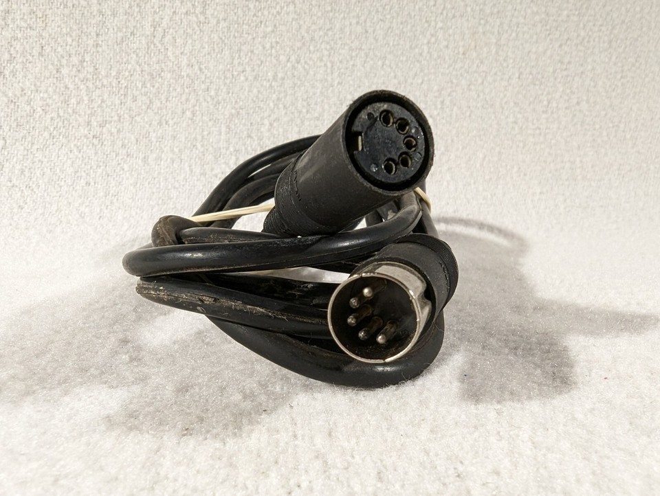 Vintage Five Pin Extender Computer Cable ~ Tandy? IBM? Commodore? Made ...