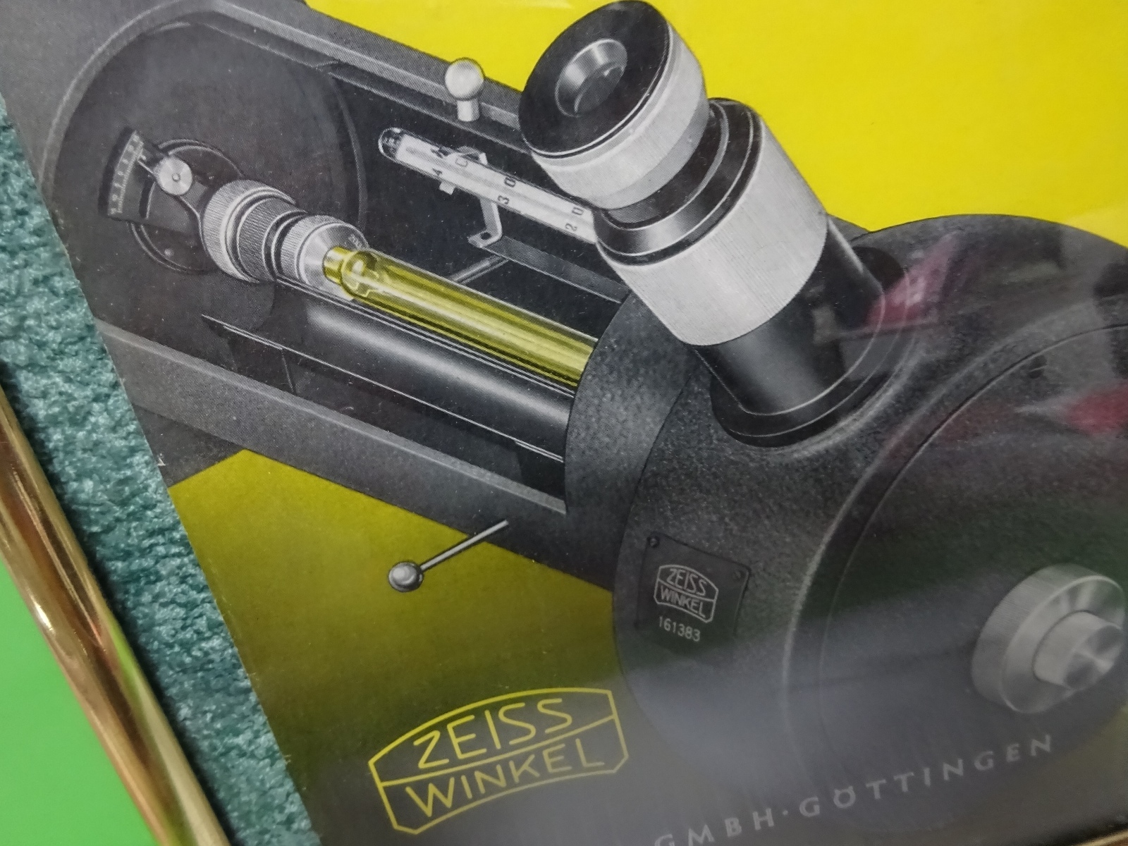 Microscope Antique Manuel ZEISS Winkel Kreispolarimeter Vintage Tel ...