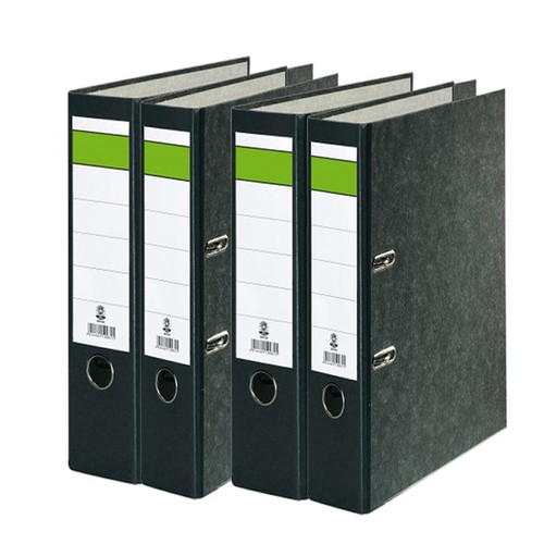 1-25 A4 Aktenordner Büroordner Archiv Ordner Wolkenmarmor schwarz 5cm ...