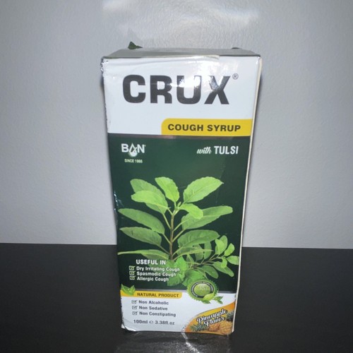 🇬🇧Crux Cough Syrup With Tulsi Pineapple Flavour Formula Alcohol Free ...
