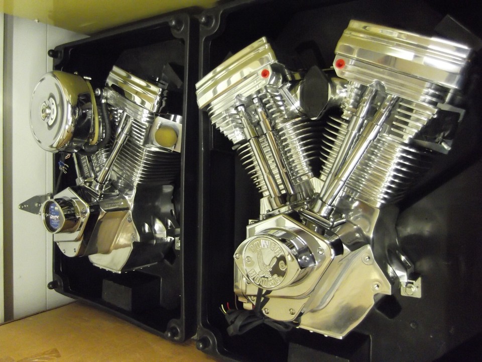 Harley Powerhouse 114 Evolution Engine MID-USA JIMS S&S Ultima Delkron ...