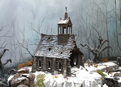 Forgotten Towns Basilica of the Dawn Ruined 28mm Scale Church for ...