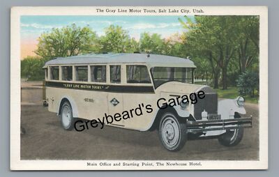 Gray Line Motor Tours BUS from SALT LAKE CITY UT Utah Postcard | eBay