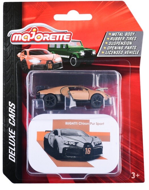 Majorette 212053190 - Deluxe Assortiment, Bugatti Chiron Pur Sport ...