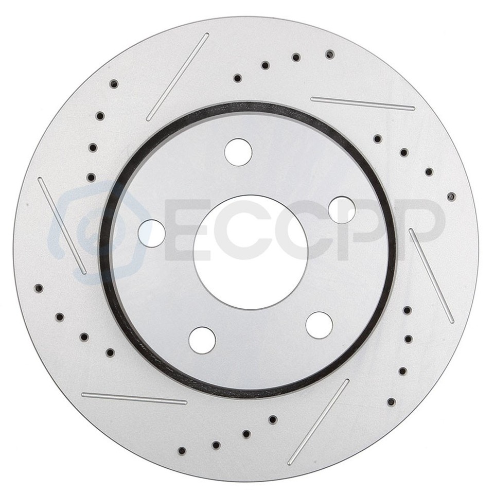 Front Ceramic Brake Pads And Rotors For 07 08 09 10 11-17 Jeep Wrangler ...