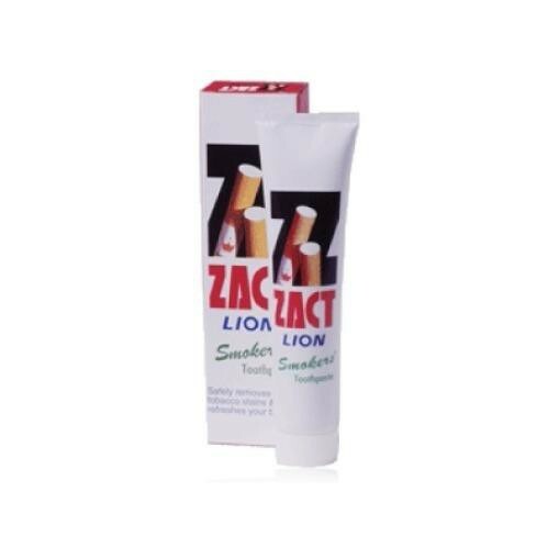 Toothpaste Nicotine Stained Removal Cigarette Stain White Teeth Lion ZACT 160 g | eBay