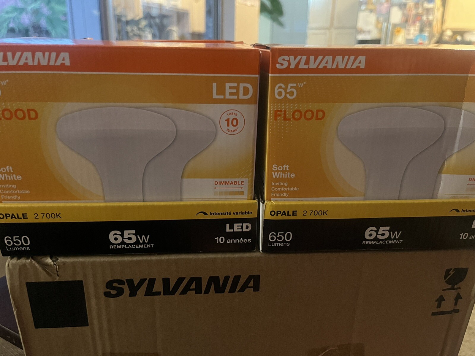 Sylvania LED 65 W Dimmable Soft White BR30 FloodLight Bulb 6 Packages ...
