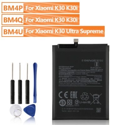 Replacement Phone Battery BM4P BM4Q BM4U For Xiaomi MI Redmi K30 Pro ...