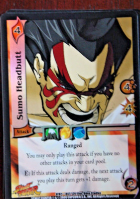 UFS Street Fighter Attack- Foil "Sumo Headbutt" Set SF02 | eBay