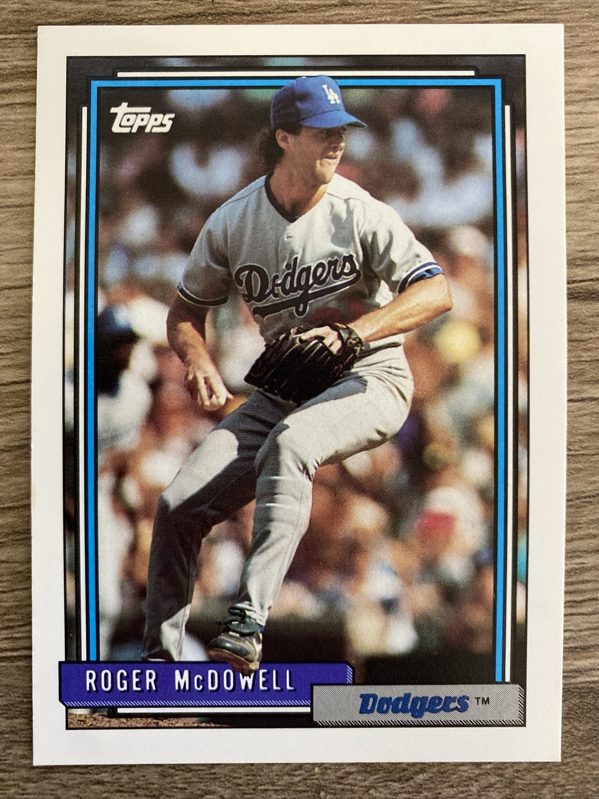 1992 Topps Baseball Roger McDowell #713 Los Angeles Dodgers | eBay