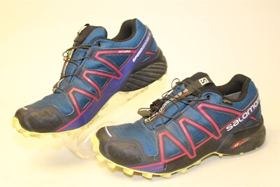 Salomon Womens 8 40 Textile Lace Up Speedcross 4 GTX Trail Running ...