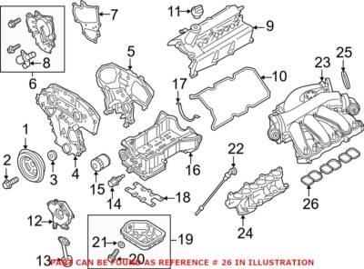 Genuine OEM Fuel Injection Plenum Gasket For Altima Maxima Murano ...