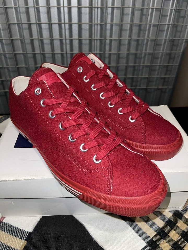Pro Keds | 69er Uptowner Lo | Red Wool | 13D | eBay
