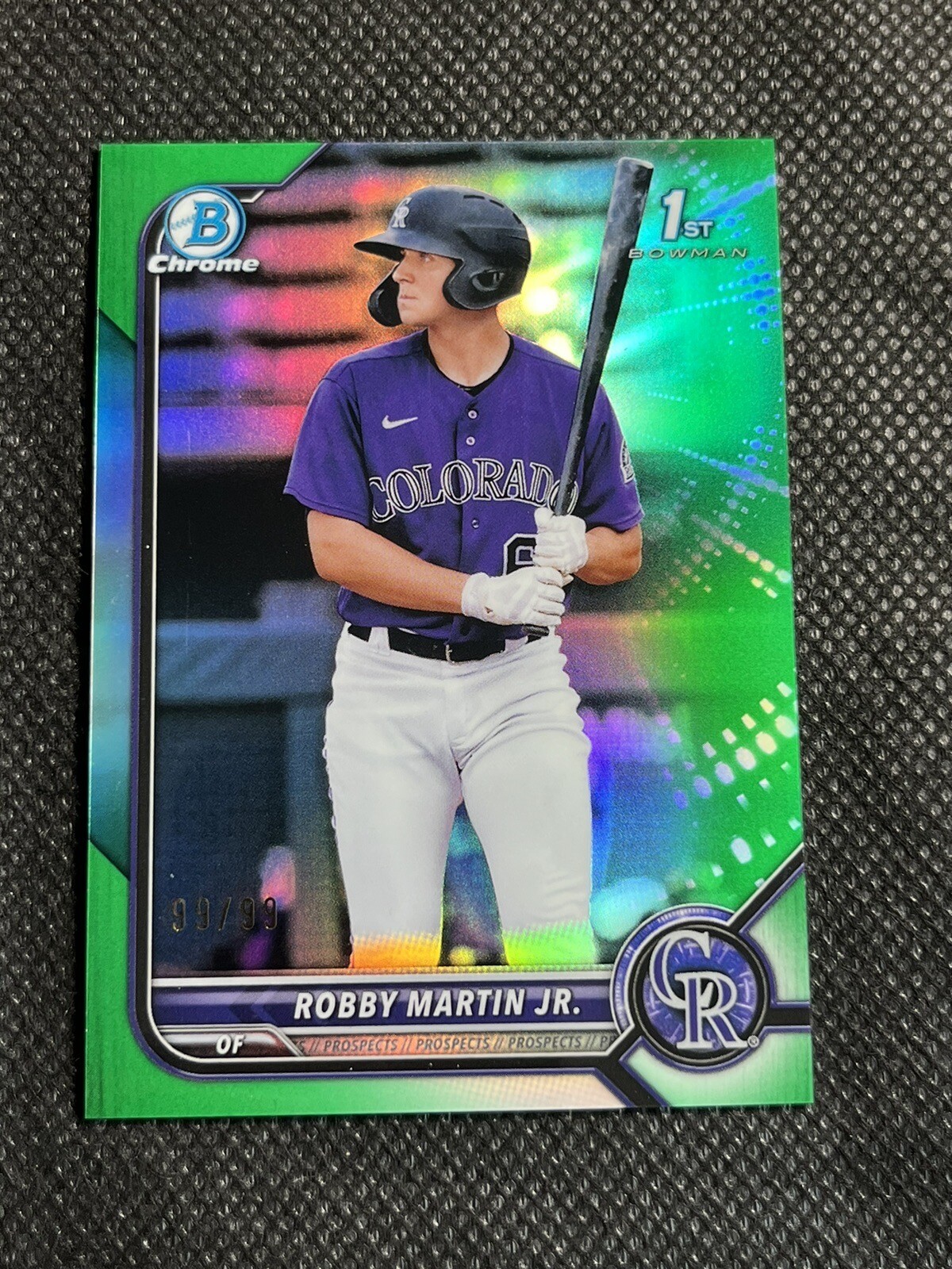 2022 BOWMAN CHROME 1ST TRUE GREEN ROBBY MARTIN JR. /99 | eBay