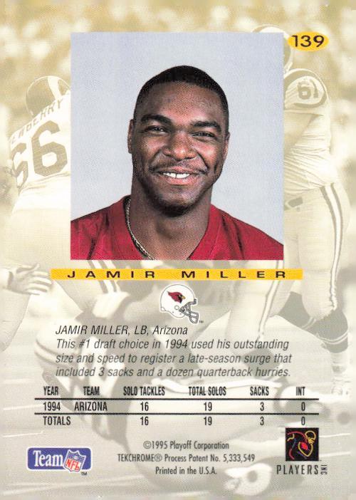 1995 Playoff Absolute #139 Jamir Miller | eBay