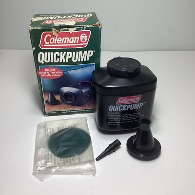 Coleman 4D Battery Powered Air Bed Quick Pump 5999-200C With Box Tested ...