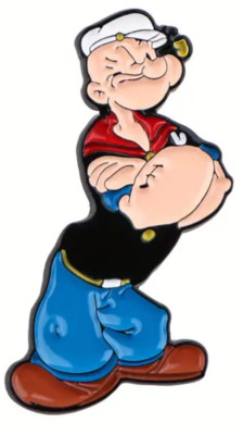 POPEYE enamel pin - cartoon cute metal - Free Shipping | eBay