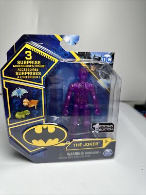 DC Spin Master Batman The Joker Translucent Action Figure - Super Rare ...