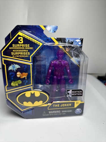 DC Spin Master Batman The Joker Translucent Action Figure - Super Rare ...