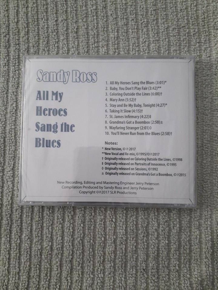 SANDY ROSS/ ALL MY HEROES SANG THE BLUES *BRAND NEW SEALED CD | eBay