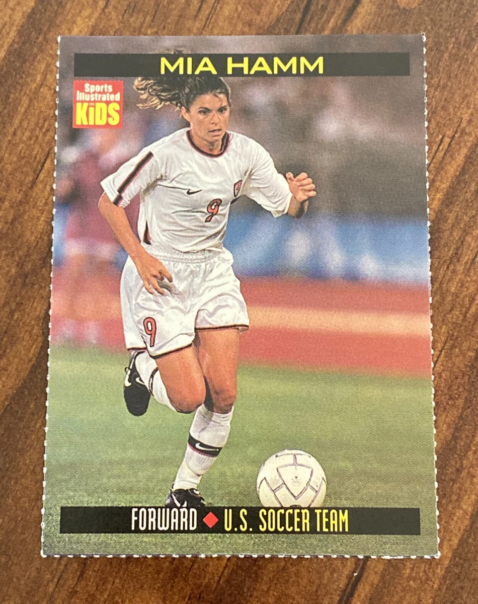 Mia Hamm Playing Soccer Kid