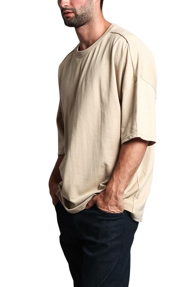 Victorious Men's Hipster Extra Wide Oversize Baggy Boxy T Victorious Men's Hipster Extra Wide Oversize Baggy Boxy T