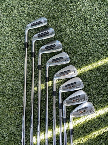 PING S57 irons 3-P Black Dot Left Handed Set | eBay