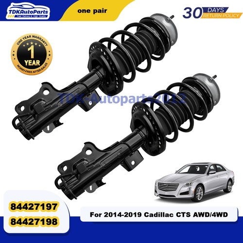 2PCs X For Cadillac CTS Front Left & Right Shock Suspension Struts 2014 ...