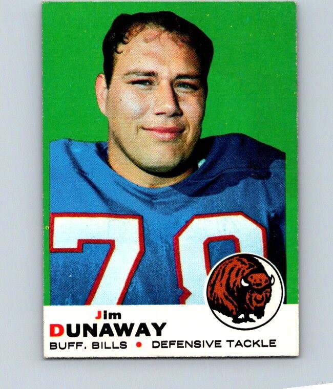 1969 TOPPS FOOTBALL #10 JIM DUNAWAY NRMT LZ | eBay