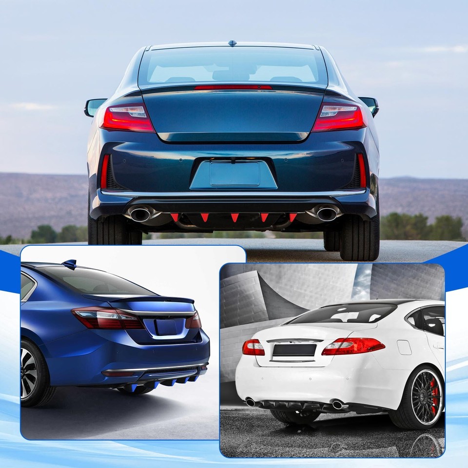 For Lexus RC F RC200t RC300 RC350 Rear Bumper Diffuser Lip Splitter ...